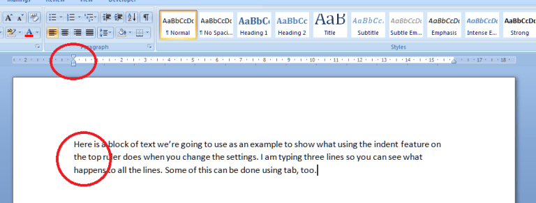 My short cuts – indents and margins | LibroEditing proofreading ...