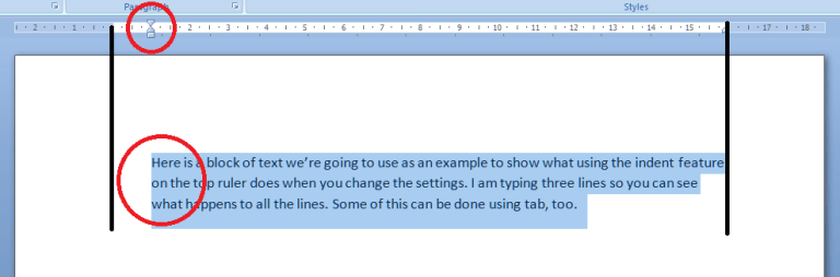 My short cuts – indents and margins | LibroEditing proofreading ...