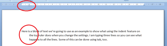 My short cuts – indents and margins | LibroEditing proofreading ...