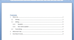 My short cuts – how to create a contents page in Word | LibroEditing ...
