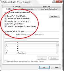 My short cuts – Using AutoCorrect in Word (2) Why and how to use it ...
