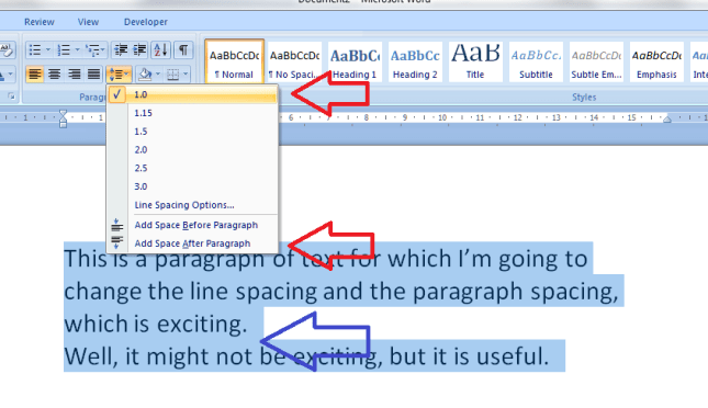 My short cuts – the line space button | LibroEditing proofreading ...
