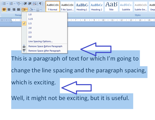 My short cuts – the line space button | LibroEditing proofreading ...