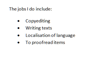 Bullet points – grammar and punctuation | LibroEditing proofreading ...