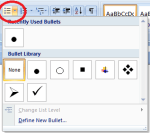Bullet points – how and when to use them | LibroEditing proofreading ...