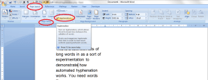 How to add and remove hyphenation in a Word document | LibroEditing ...