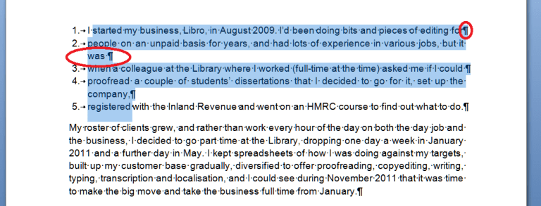 How to add line numbers to a Word document | LibroEditing proofreading ...