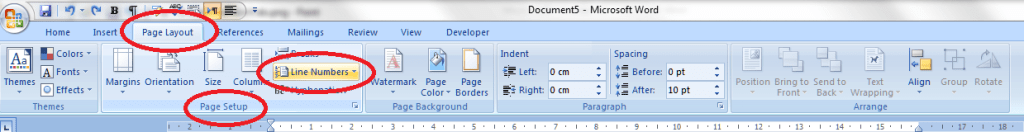 How to add line numbers to a Word document | LibroEditing proofreading ...