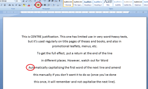 Justification in Word documents | LibroEditing proofreading, editing ...