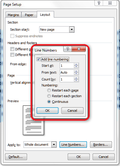 How to add line numbers to a Word document | LibroEditing proofreading ...