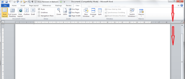 Using the split screen view in Word | LibroEditing proofreading ...