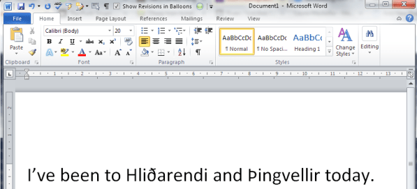 How to insert non-standard English characters into almost any text ...