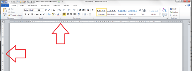 How do I display the top and side rulers in Word? | LibroEditing ...