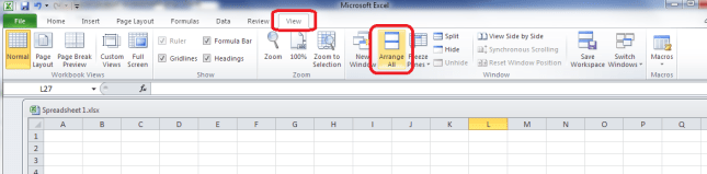 How do I view two Excel spreadsheets at a time? | LibroEditing ...