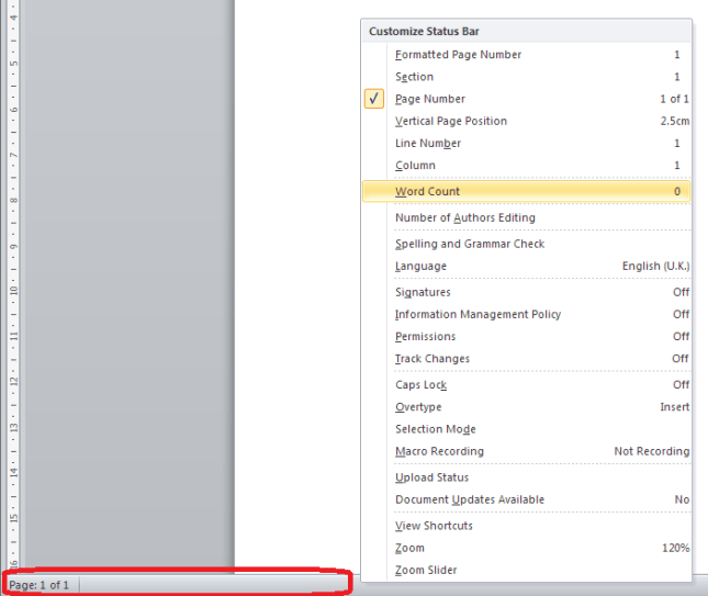 How do I hide the toolbars and taskbars in Word 2007, 2010 and 2013 and ...
