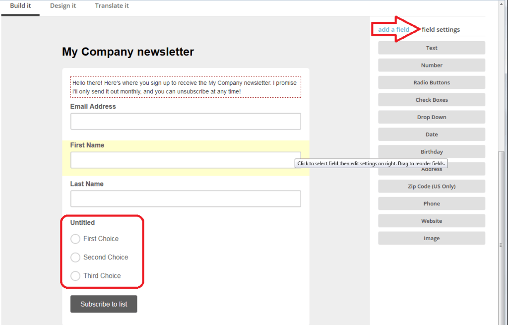 MailChimp 3 – setting a sign-up form for your newsletter subscriber ...