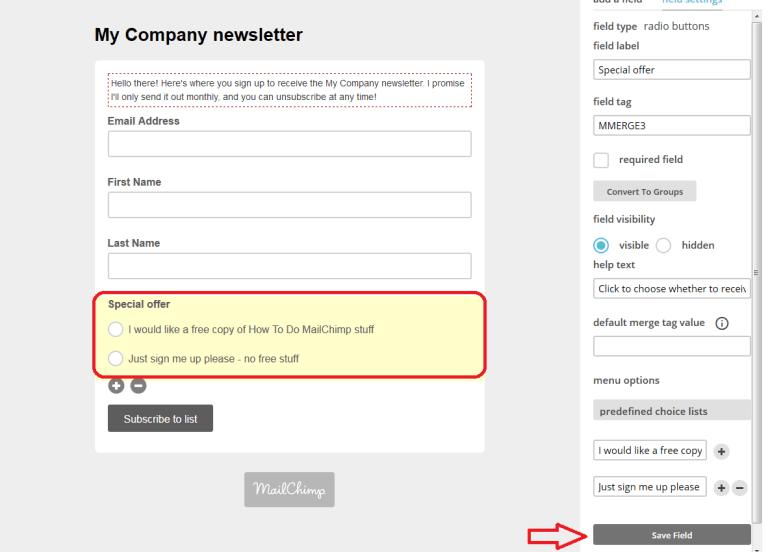 MailChimp 3 – setting a sign-up form for your newsletter subscriber ...