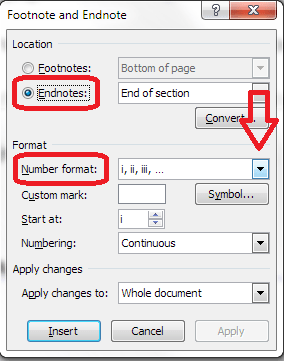 How do I change the numbering style of footnotes and endnotes in Word ...