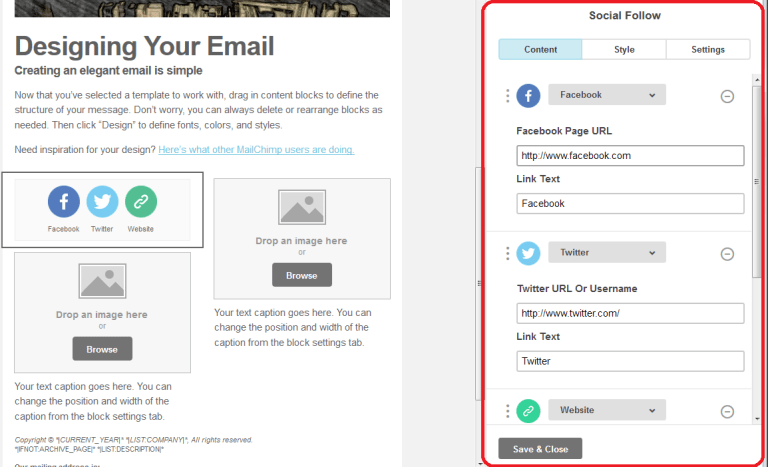 MailChimp 4 – how to create a template for your newsletter ...
