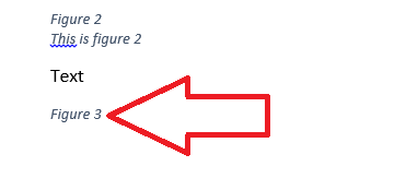 How do you create a two-line figure caption and a one-line entry in ...