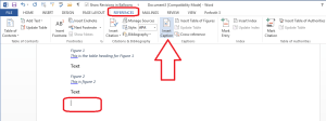 How do you create a two-line figure caption and a one-line entry in ...