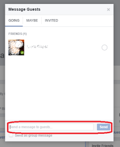 How do I communicate with people coming to my Facebook event ...