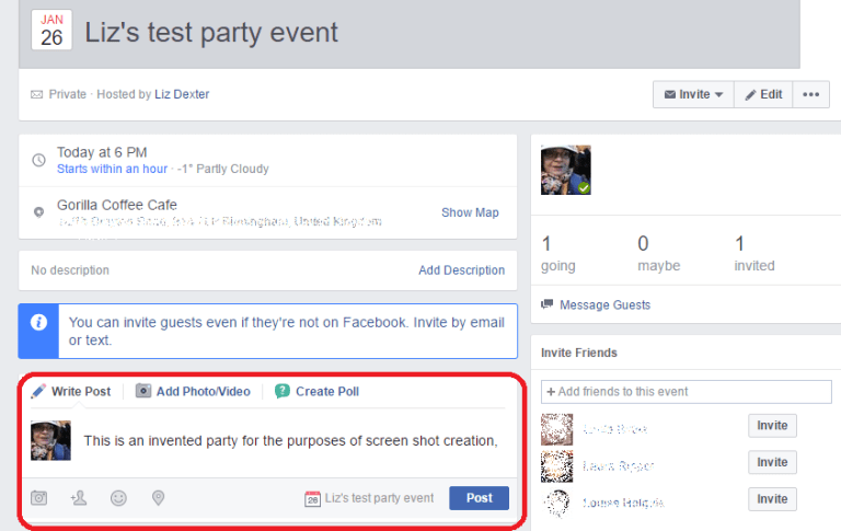 How do I communicate with people coming to my Facebook event ...