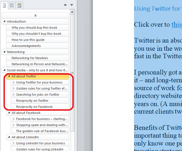 How do I move text using my Navigation pane in Word? How do I reorder ...